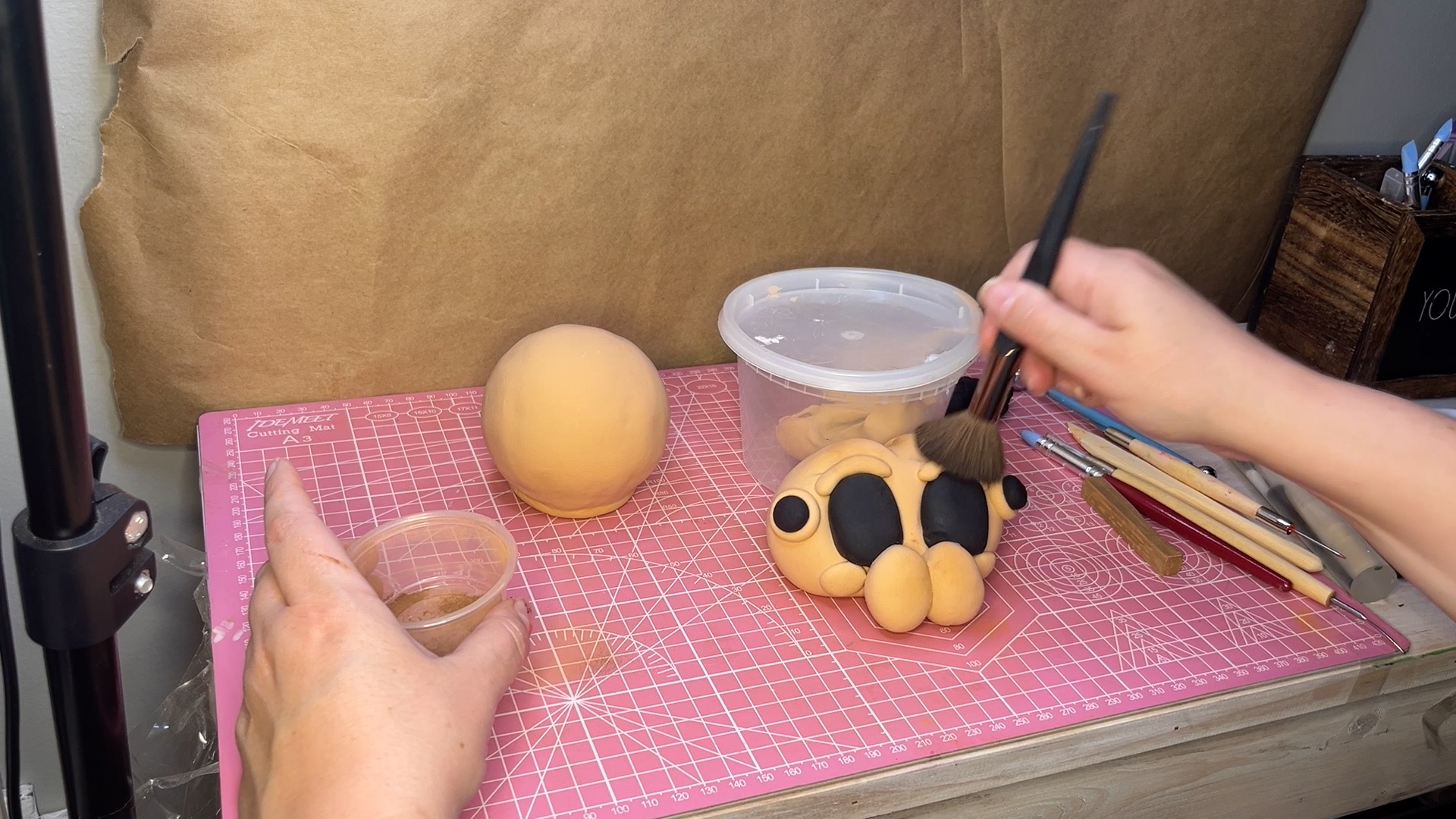 How To Make A Cute Foam Clay Jumping Spider - HumbleBeesCreations