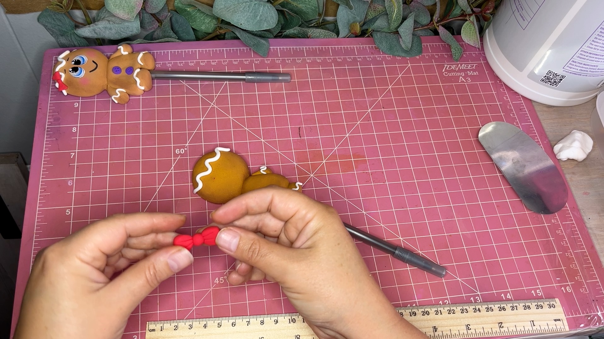 Foam Clay Gingerbread Girl Tutorial – Cute Christmas Craft for Beginners