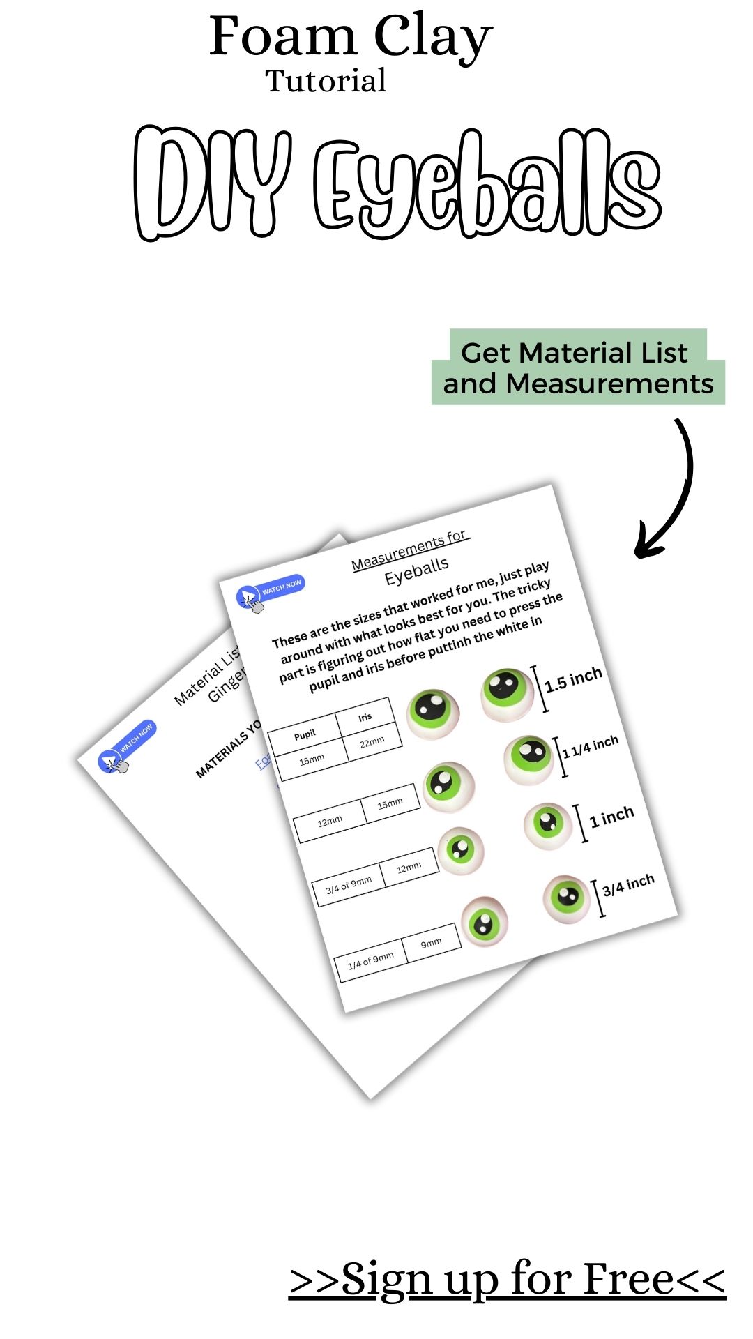 Easy Foam Clay Eyeballs Trick (Beginner-Friendly & No Mess)