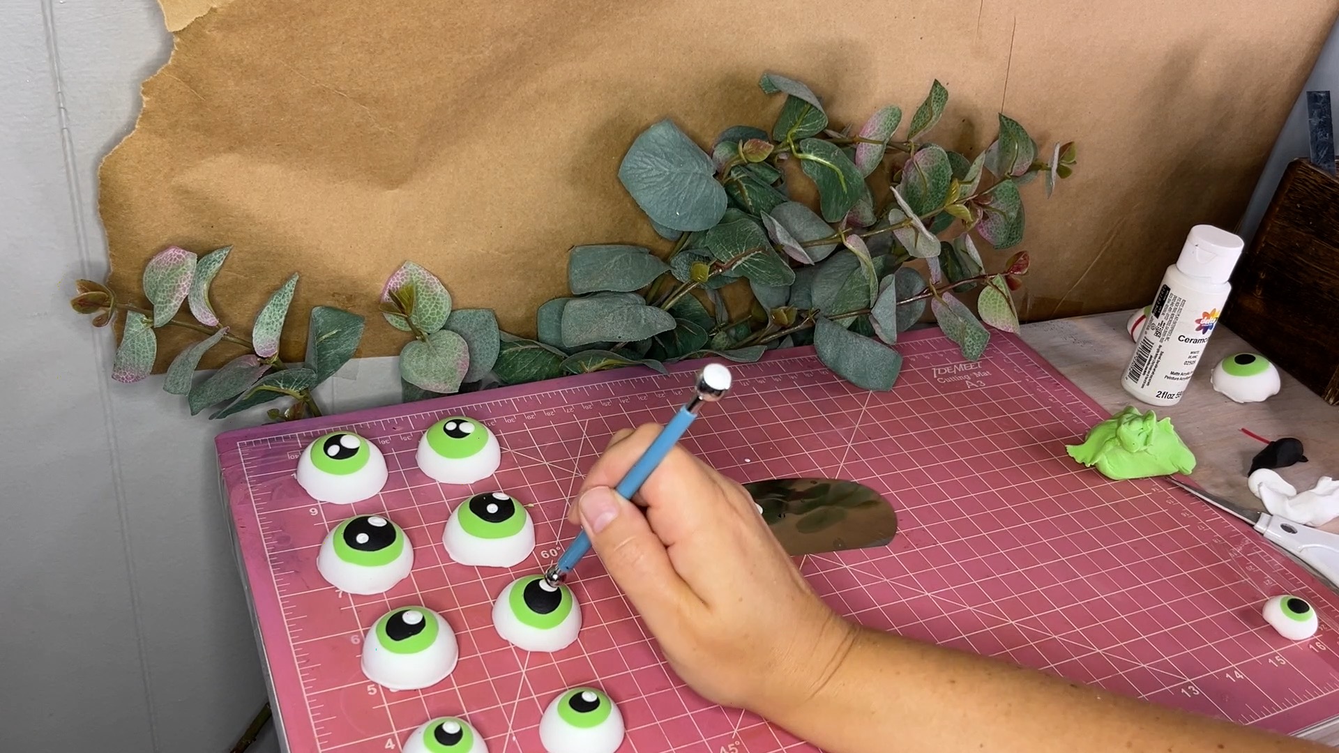 Easy Foam Clay Eyeballs Trick (Beginner-Friendly & No Mess)