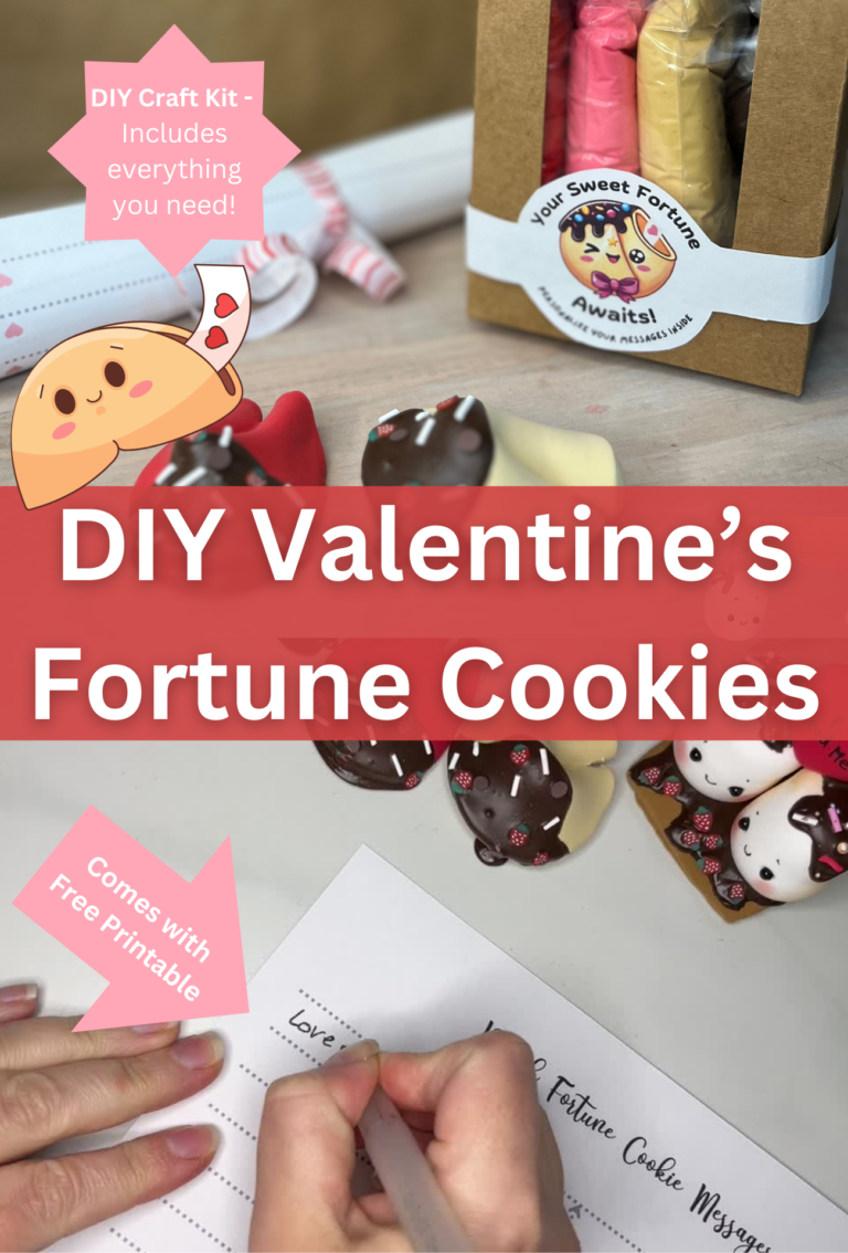 Foam Clay Fortune Cookie Tutorial - HumbleBeesCreations